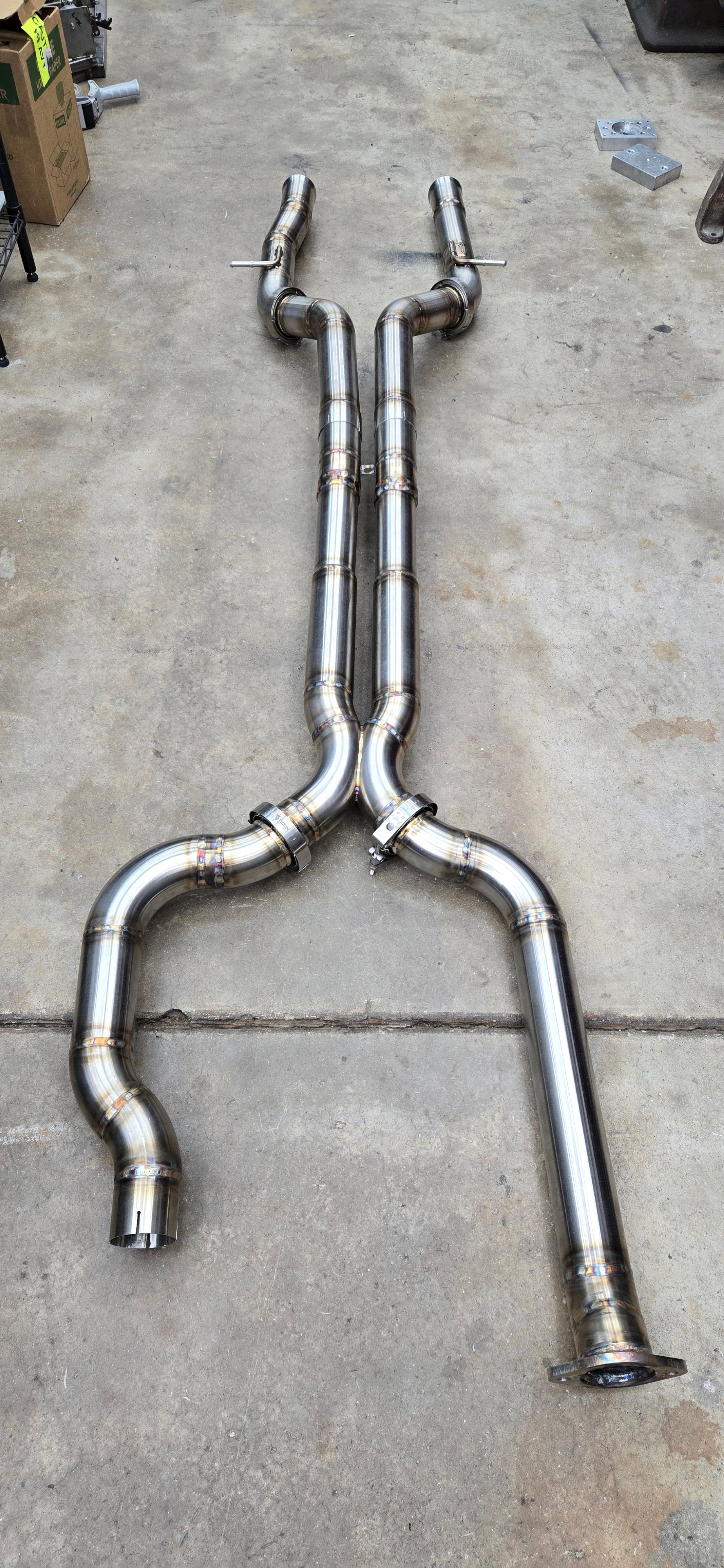 Cadillac ATS-V X-Pipe Mid-Pipe Section | TIG-Welded Stainless ...