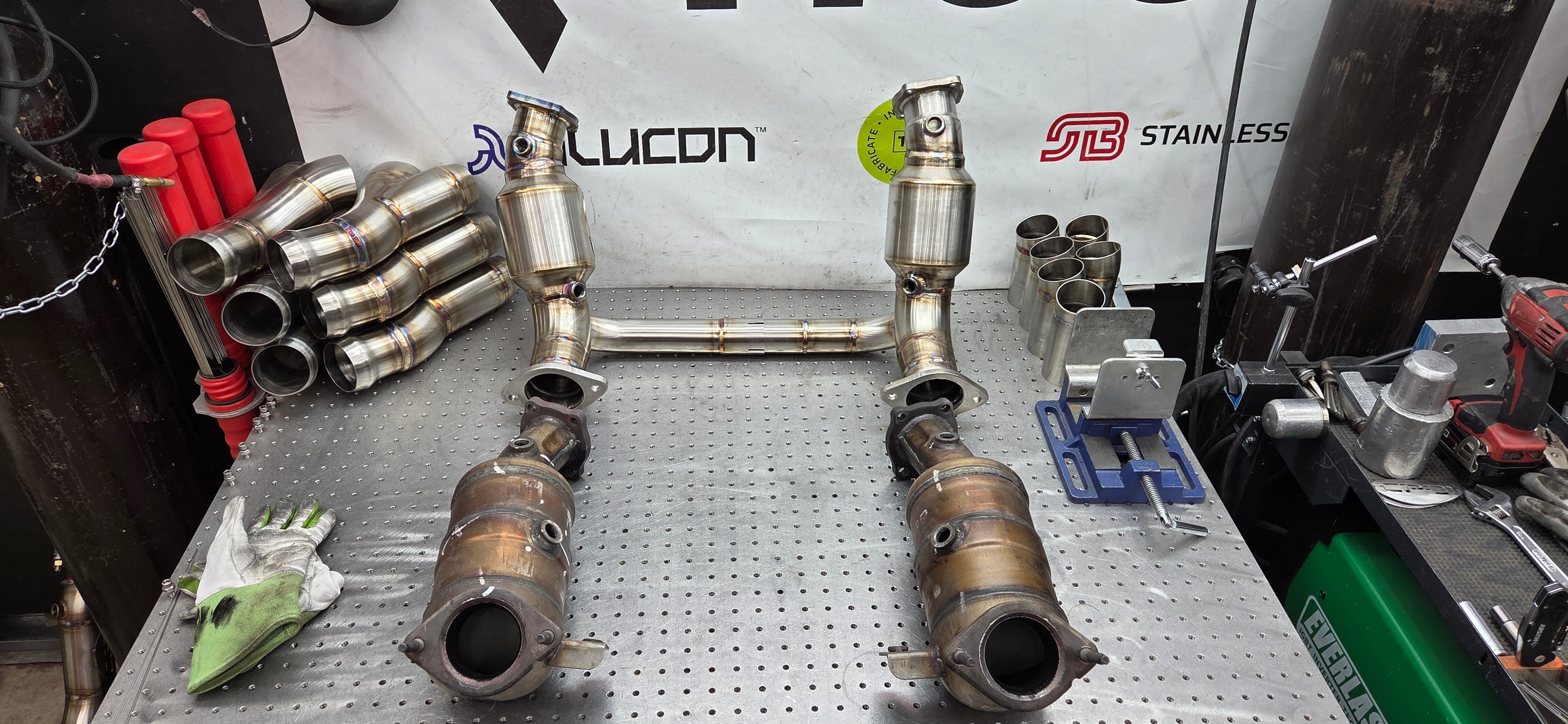 Cadillac CTS V-Sport Downpipes | Performance Upgrade | TIG-Welded ...